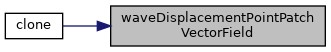 waveDisplacementPointPatchVectorField Class Reference | OpenFOAM Source Code Guide